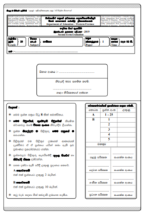 2019 Grade 10 Mathematics Second Term Test Paper | Western Province