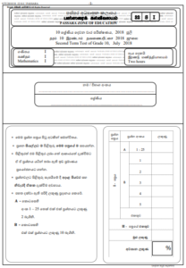 2018 Grade 10 Mathematics Second Term Test Paper with Answers | Passara ...